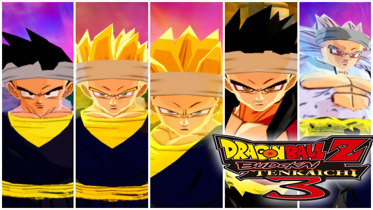 Goten AF All Forms!-Dragon Ball Ultimate Budokai Tenkaichi 3 Mods - YouTube