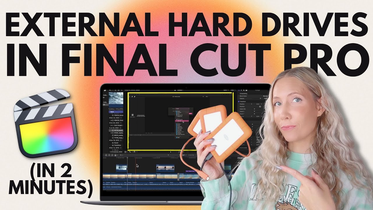 🎬 Tutorial: How to Use an External Hard Drive in Final Cut Pro for ...
