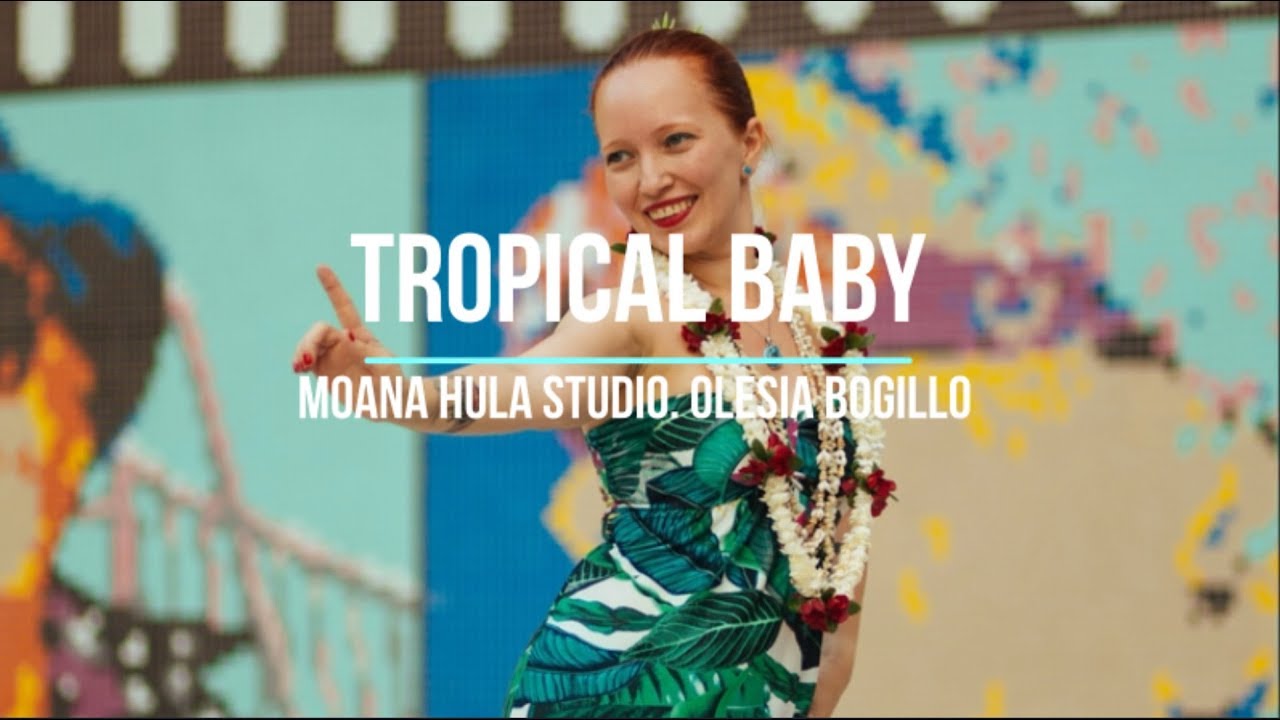 Tropical Baby Hula Auana Dance - Moana Hula Studio - YouTube