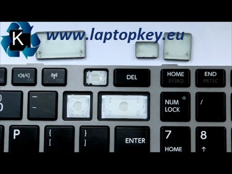 Tuto Comment remettre changer une touche D'Ordinateur portable Toshiba C850 L850 C870 C855