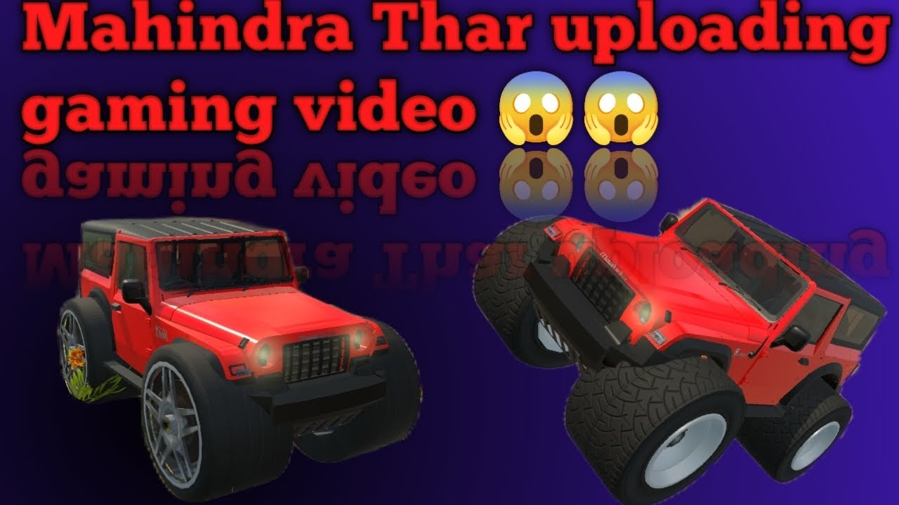 Mahindra Thar gadi char chakka 😱 - YouTube