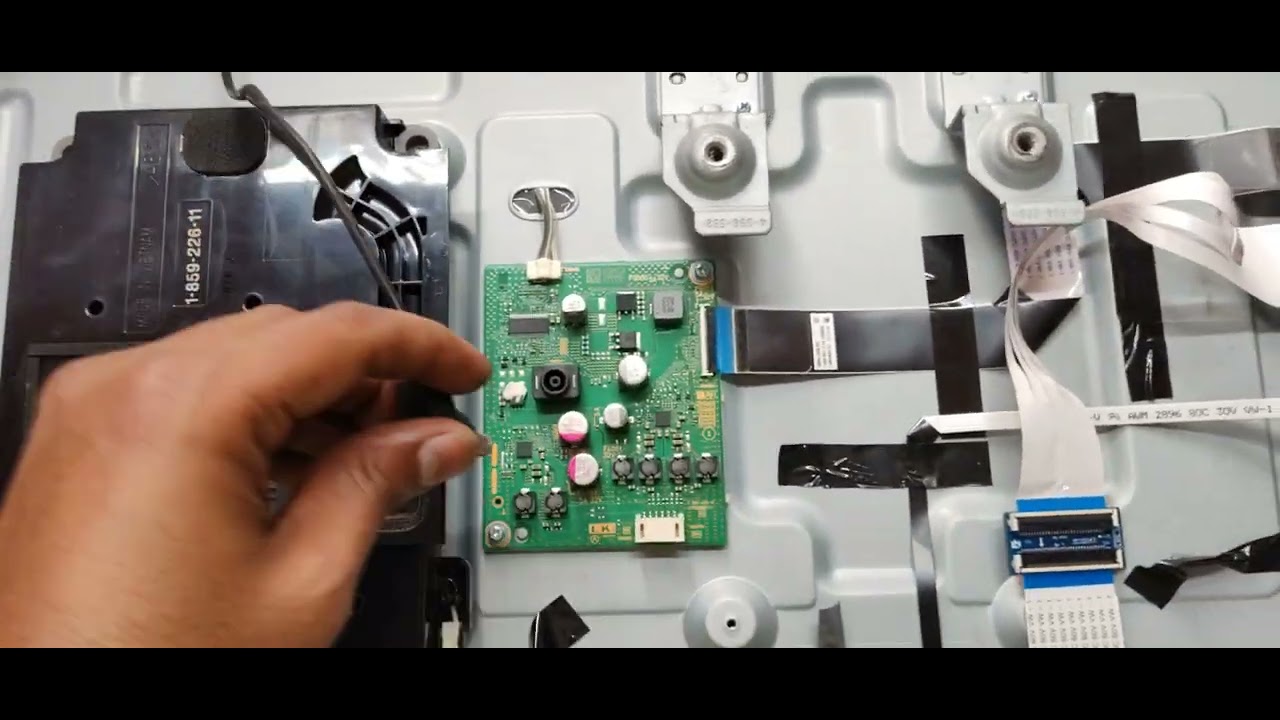 How to install HD Ready panel in Sony 32W672E Full HD TV. - YouTube