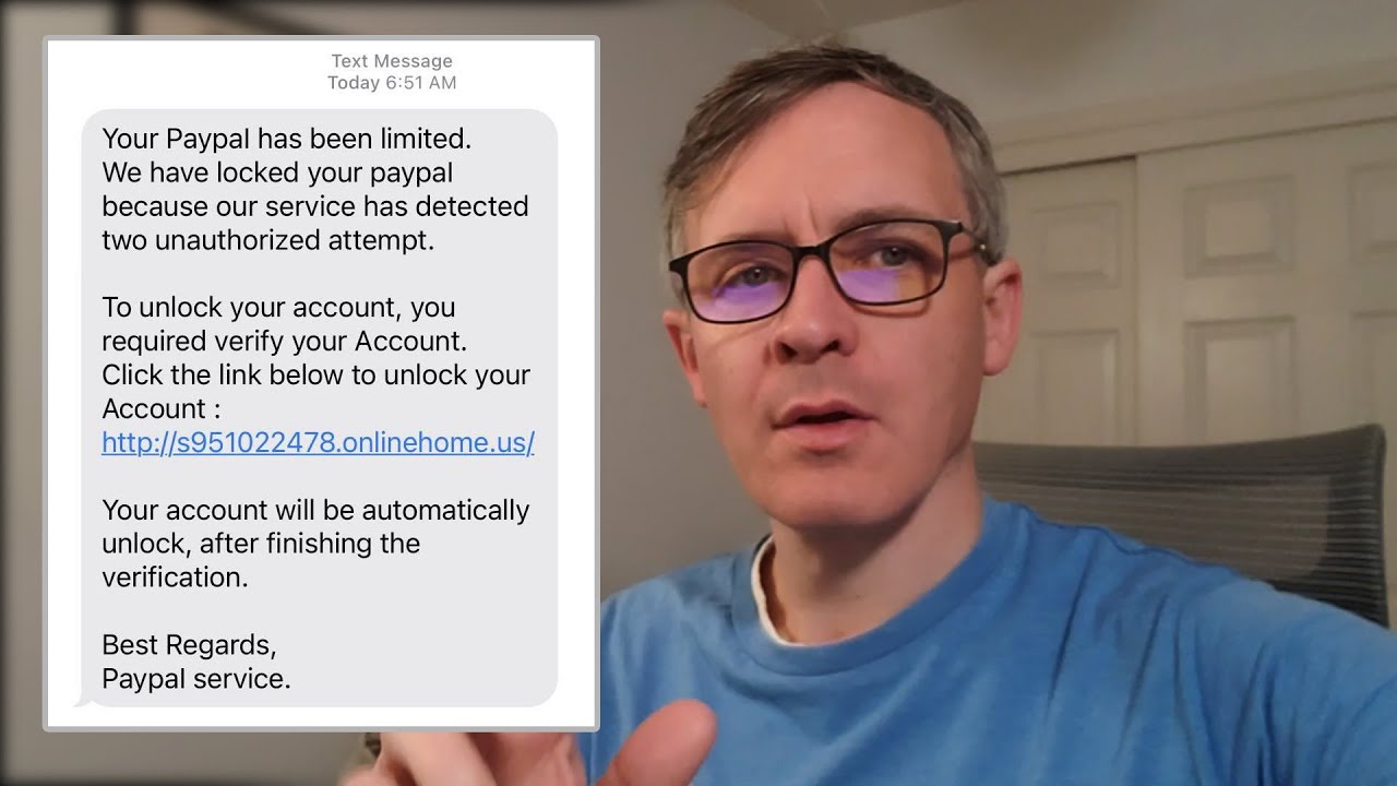 'PayPal Service' Text Scam Asks 'Verify Your Account' Which Is Limited ...
