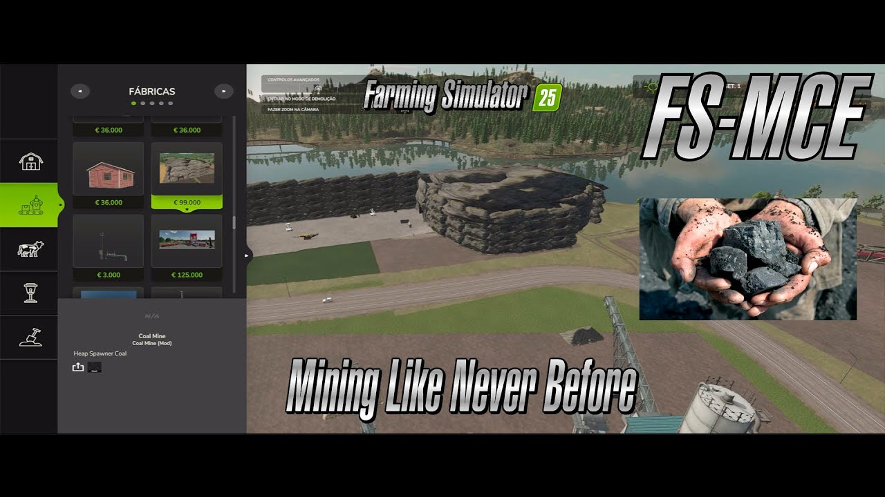 FS25 MCE | continuation of the transformation SilverRun map into mining ...
