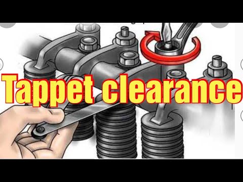 Tappet clearance: How to check and adjust it - YouTube