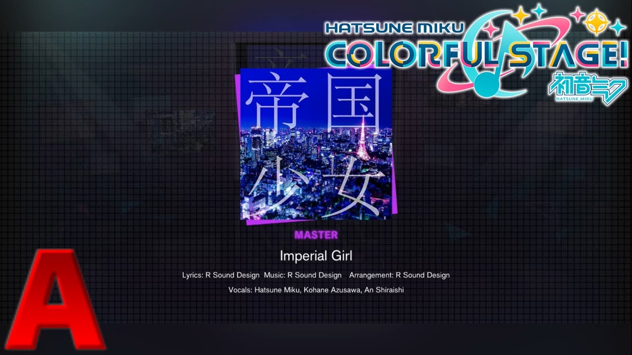Hatsune Miku: Colorful Stage! - Imperial Girl (Master / A-Rank, Full ...