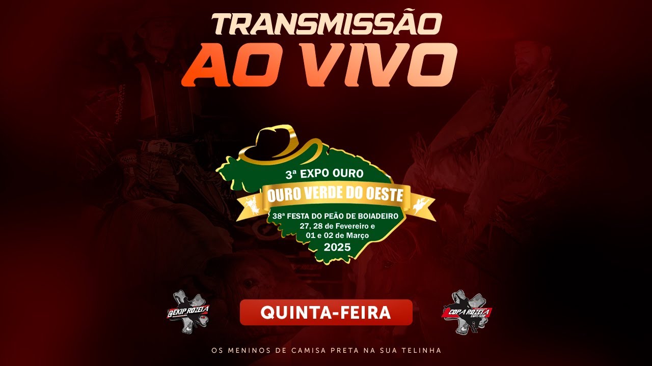OURO VERDE DO OESTE-PR 2025 | QUINTA-FEIRA (AO VIVO) - YouTube