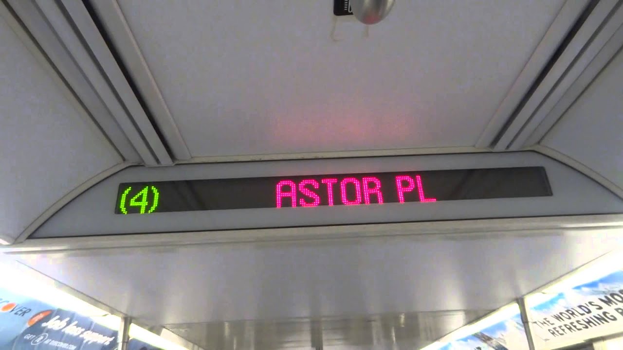 NYC Subway: R142A (4) Interior Destination Sign To Brooklyn Bridge-City ...