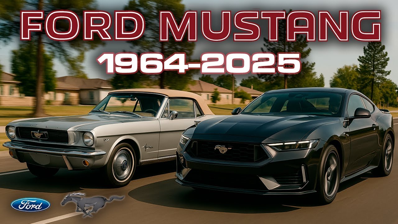 The most beautiful Ford Mustang cars 1964 -2025 | Every year evolution ...