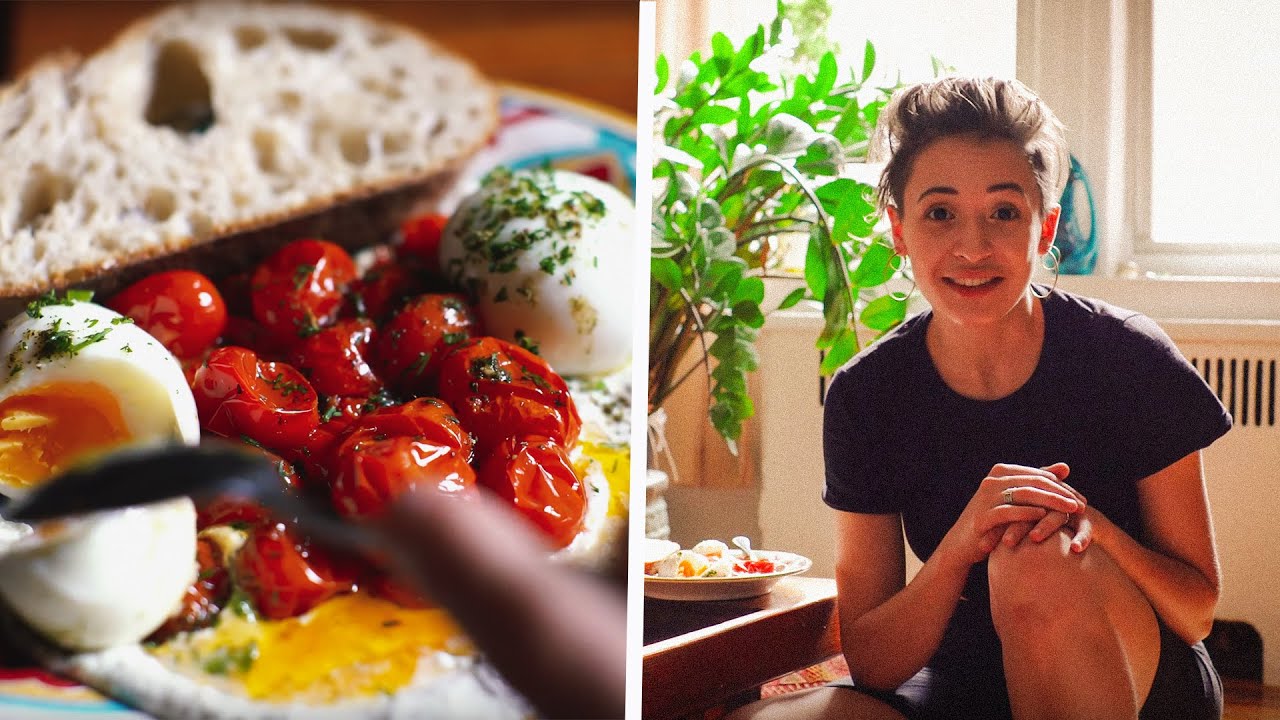 Simple Palestinian Inspired Breakfast | Sahtein! - YouTube