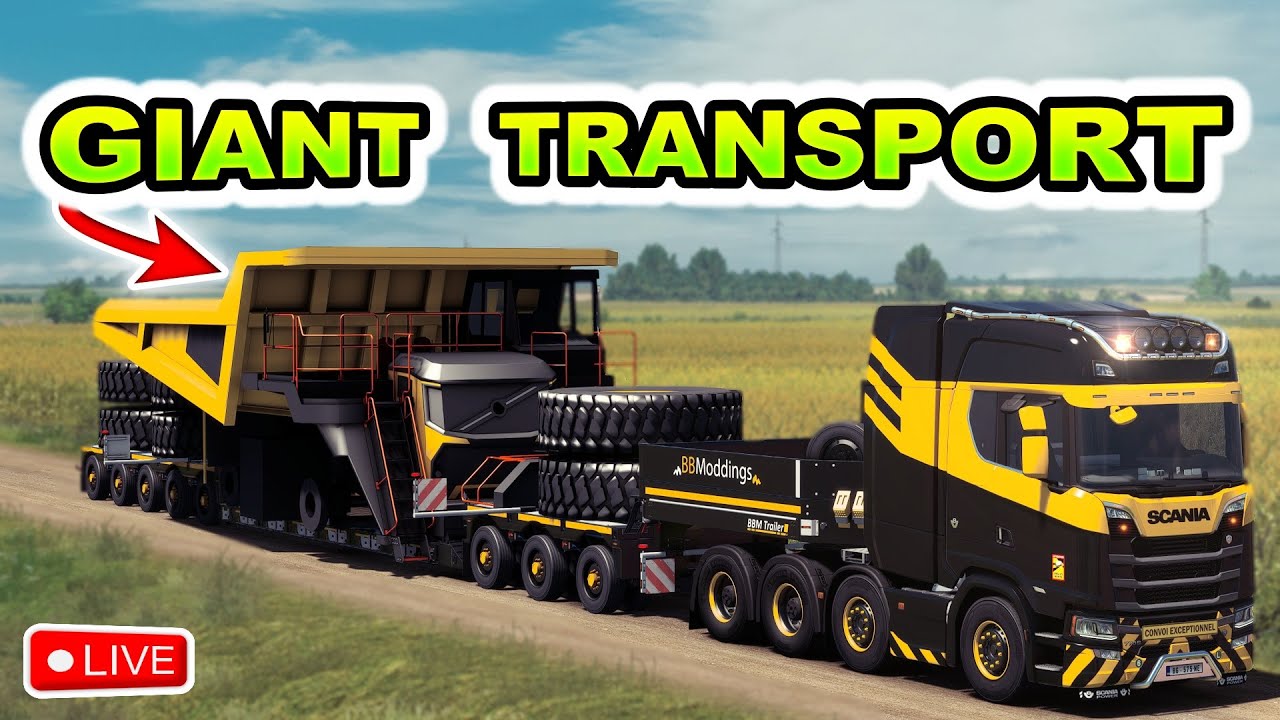 🔴 LIVE - 🚛 TESTING BBModdings’ HEAVY HAUL TRAILERS – EXTREME LOADS OVER ...