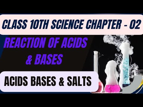 Class 10 Science | Chapter 2 | Acids Bases & Salts🔥🔥🔥 | Reaction Of ...