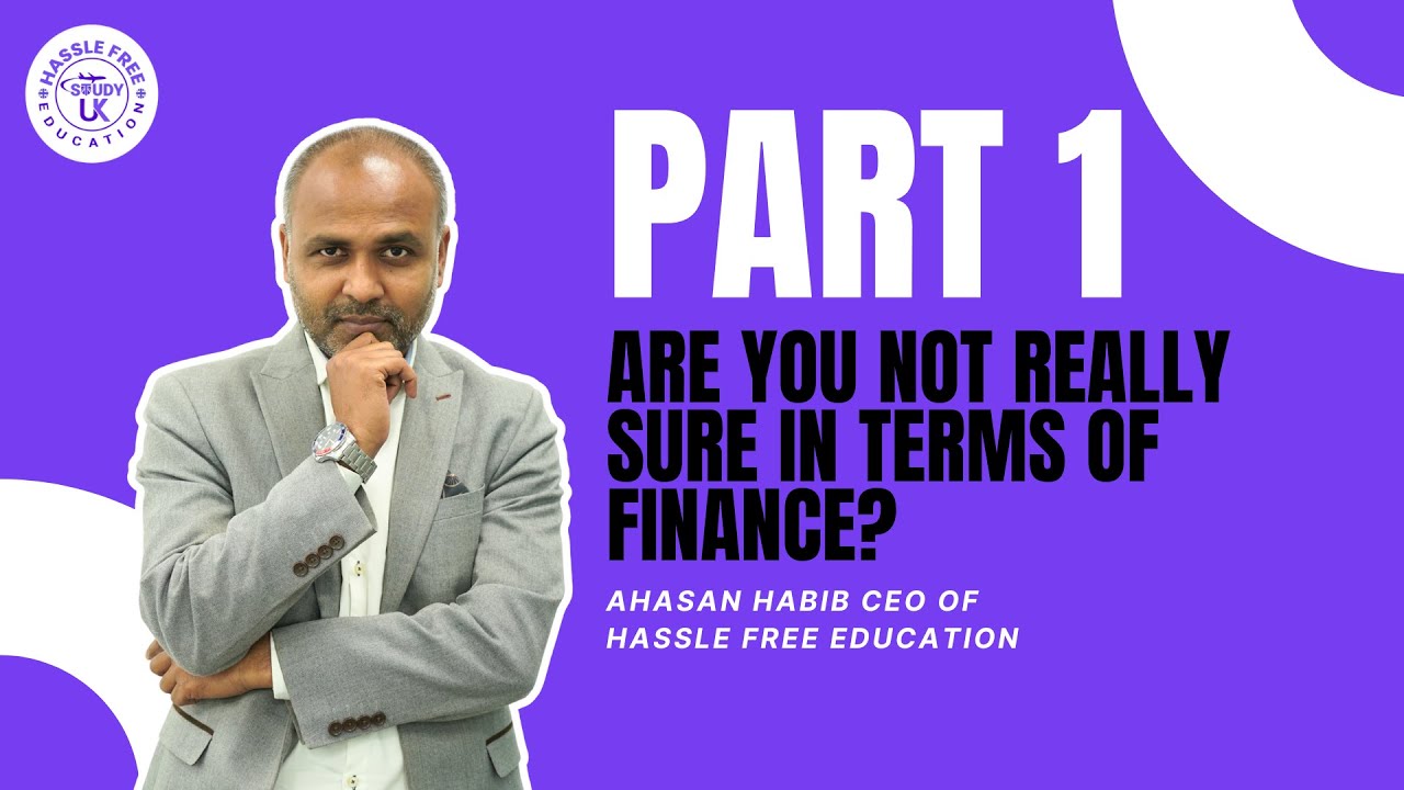 Are you not really sure in terms of finance Part 1 - YouTube
