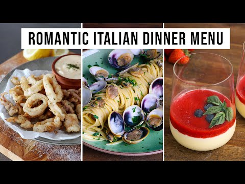 3 Course Italian Date Night Dinner (Romantic Food Ideas)