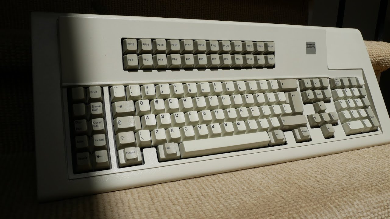 IBM Model F 122 Typing ASMR (Typing Test) - YouTube