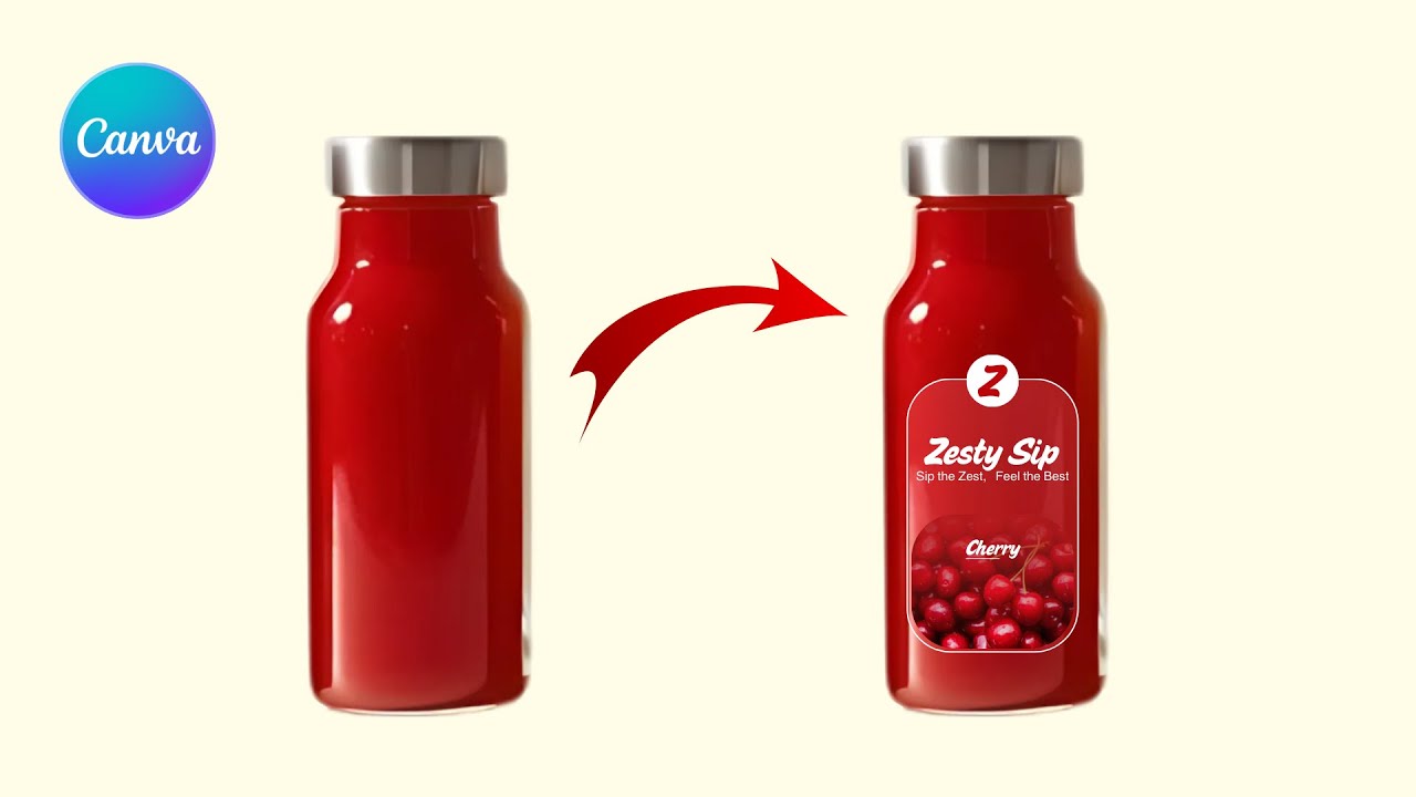 Create Product Label Design using Canva [Free] || Canva Tutorial - YouTube
