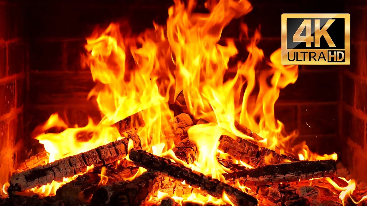🔥Fireplace 4K Live Wallpaper. High Quality Fireplace 4K for TV with ...