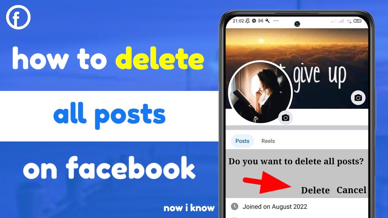How To Delete All Posts On Facebook 2023 - YouTube