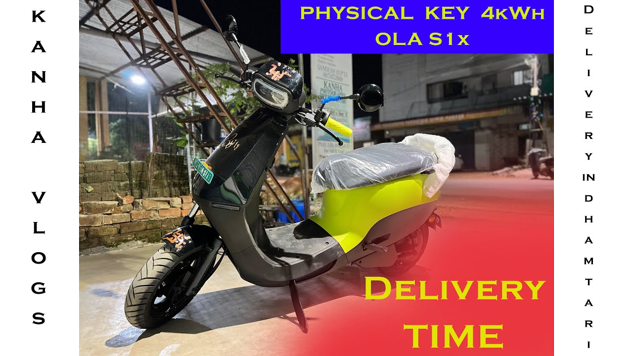 OLA S1X 4kWh DELIVERY Physical Key Delivery #automobile #kanhavlogs # ...