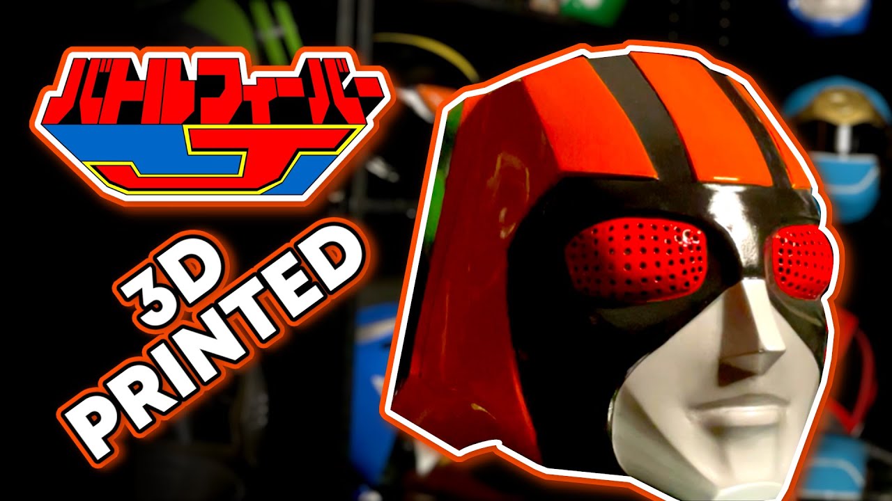 3D Printing and Finishing a Battle Fever J Battle Cossack Helmet - YouTube