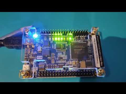 My first CPU on an FPGA: Counting program! - YouTube