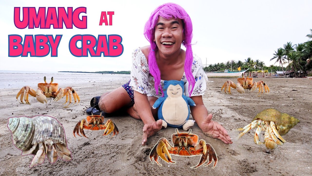 May Umang at Baby Crab sa Dagat | Madam Sonya Vlog - YouTube