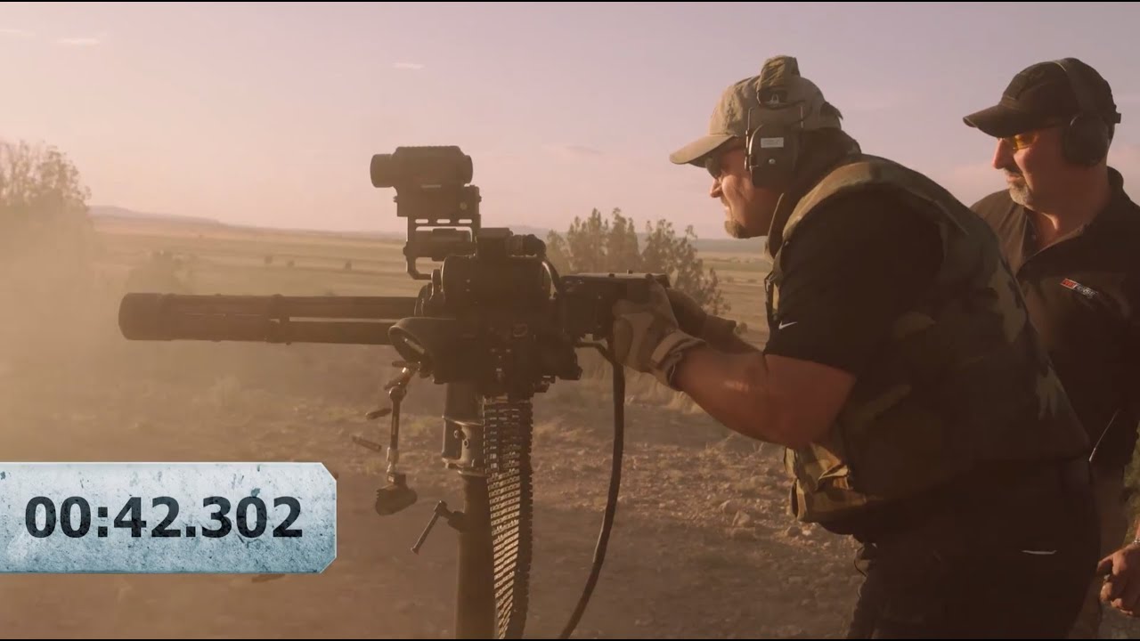 Torture Test of Mini-Gun - YouTube