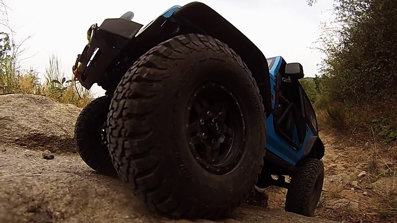 1/10 Scale RCmodelex and Gcm Racing Jeep Rubicon JK 2 door - YouTube