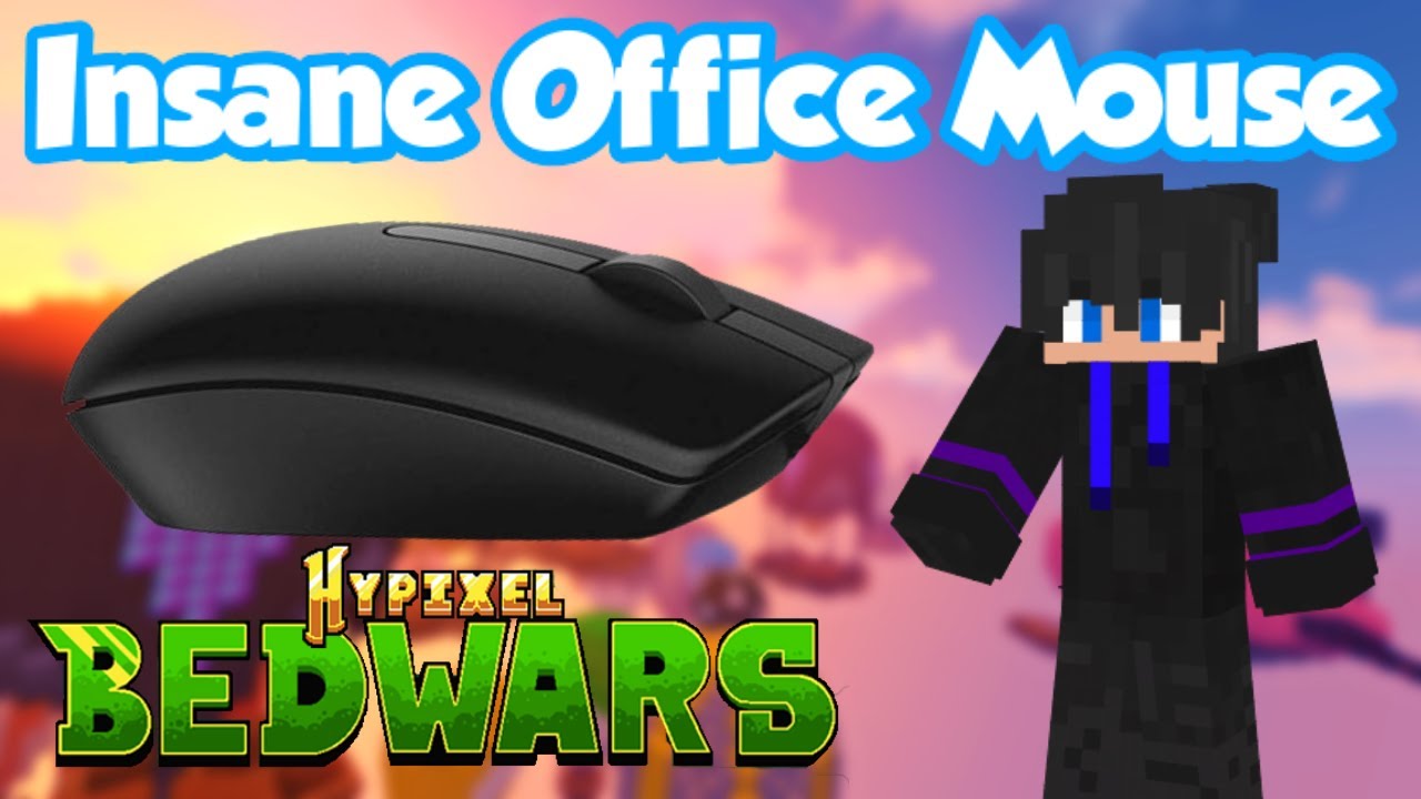 Bedwars with an Office Mouse is INSANE | Hypixel Bedwars - YouTube