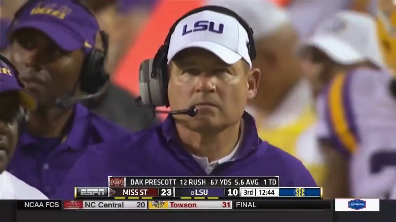 Dak Prescott 56 Yard TD Run vs LSU 2014 - YouTube