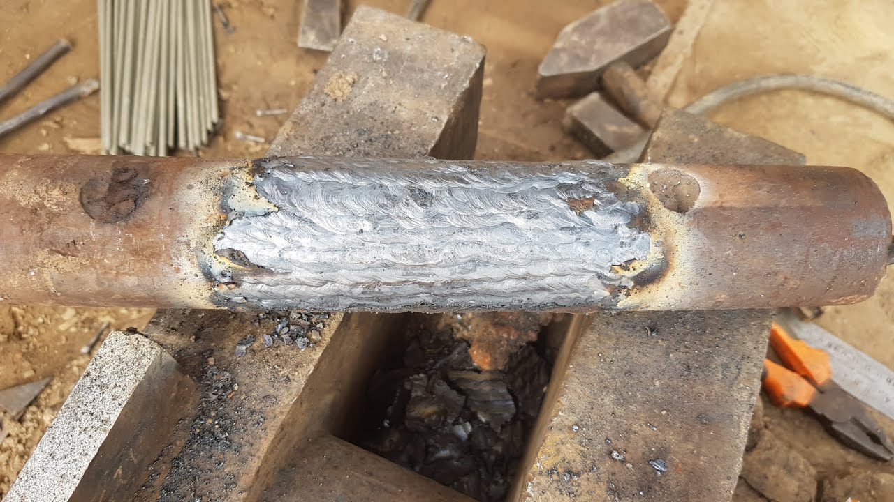 Completed welding at the lower space of shaft#ironwelding - YouTube