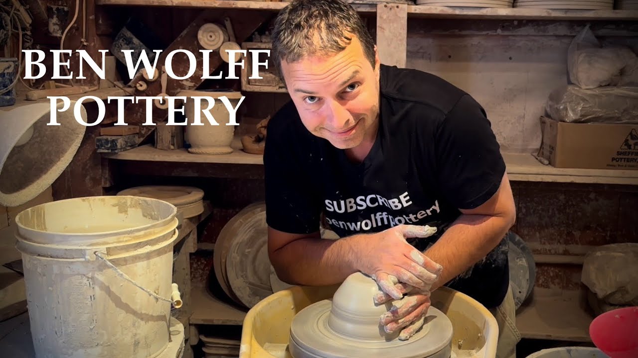 Ben Wolff Throwing a Vase on the #pottery Wheel - 2 - YouTube