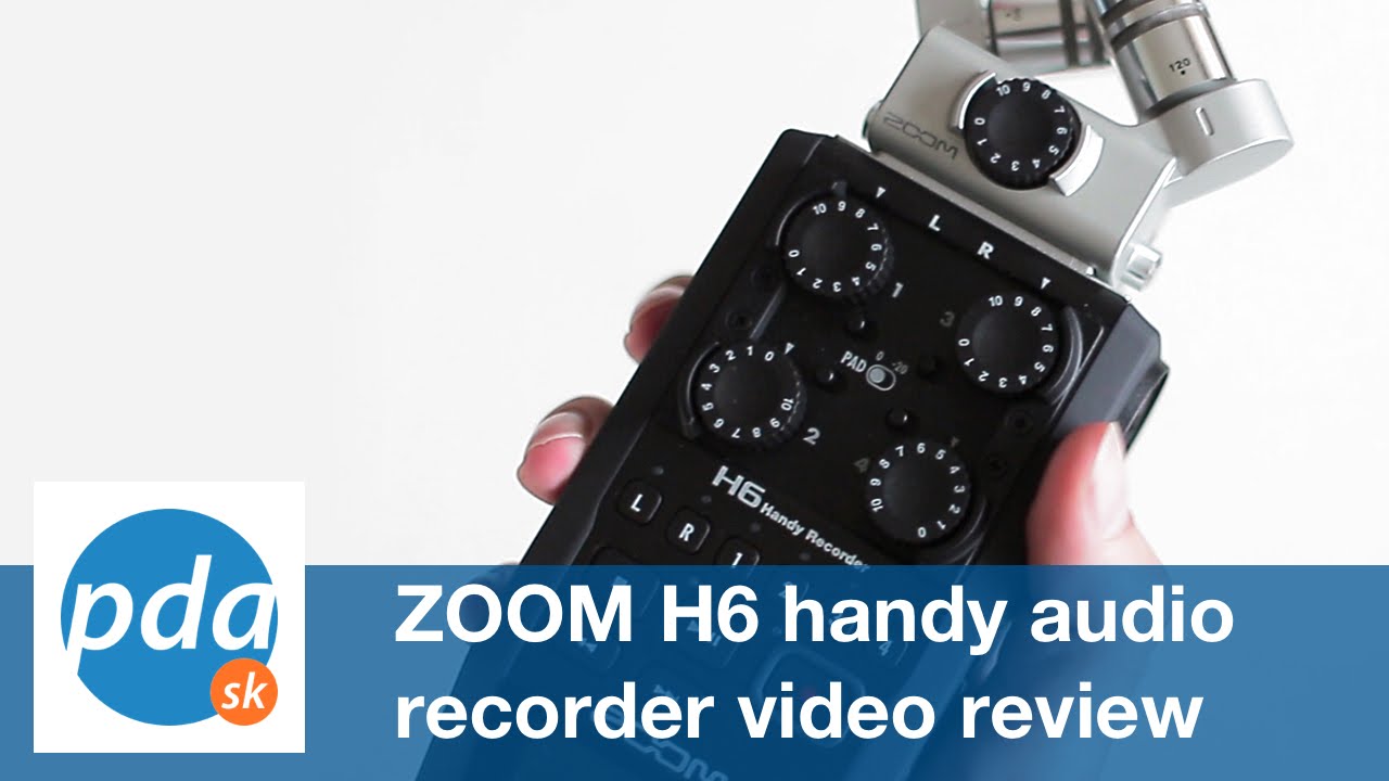 ZOOM H6 handy audio recorder video review | Slovensky - YouTube