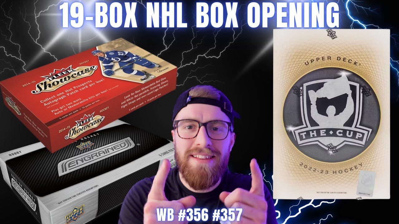 🚨19 NHL Box Opening!! WB #356 #357🚨 - YouTube