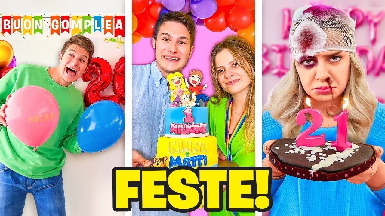 3 STORIE DI NINNA E MATTI CHE FESTEGGIANO CON TUTTI I NOSTRI AMICI ...