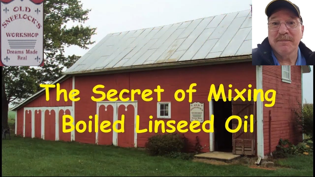 The Secret of Mixing Boiled Linseed Oil - BLO - YouTube