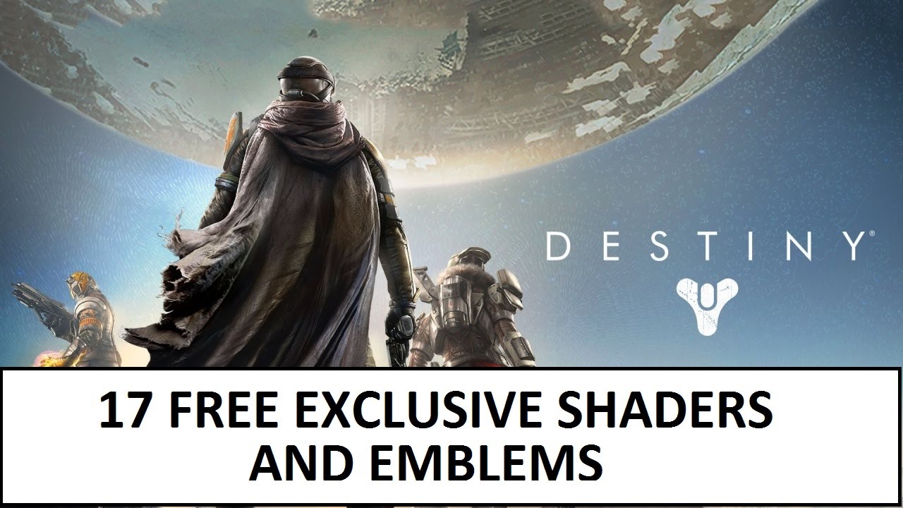 Destiny | How to Unlock 17+ Shaders and Emblems for Free on Bungie.net ...