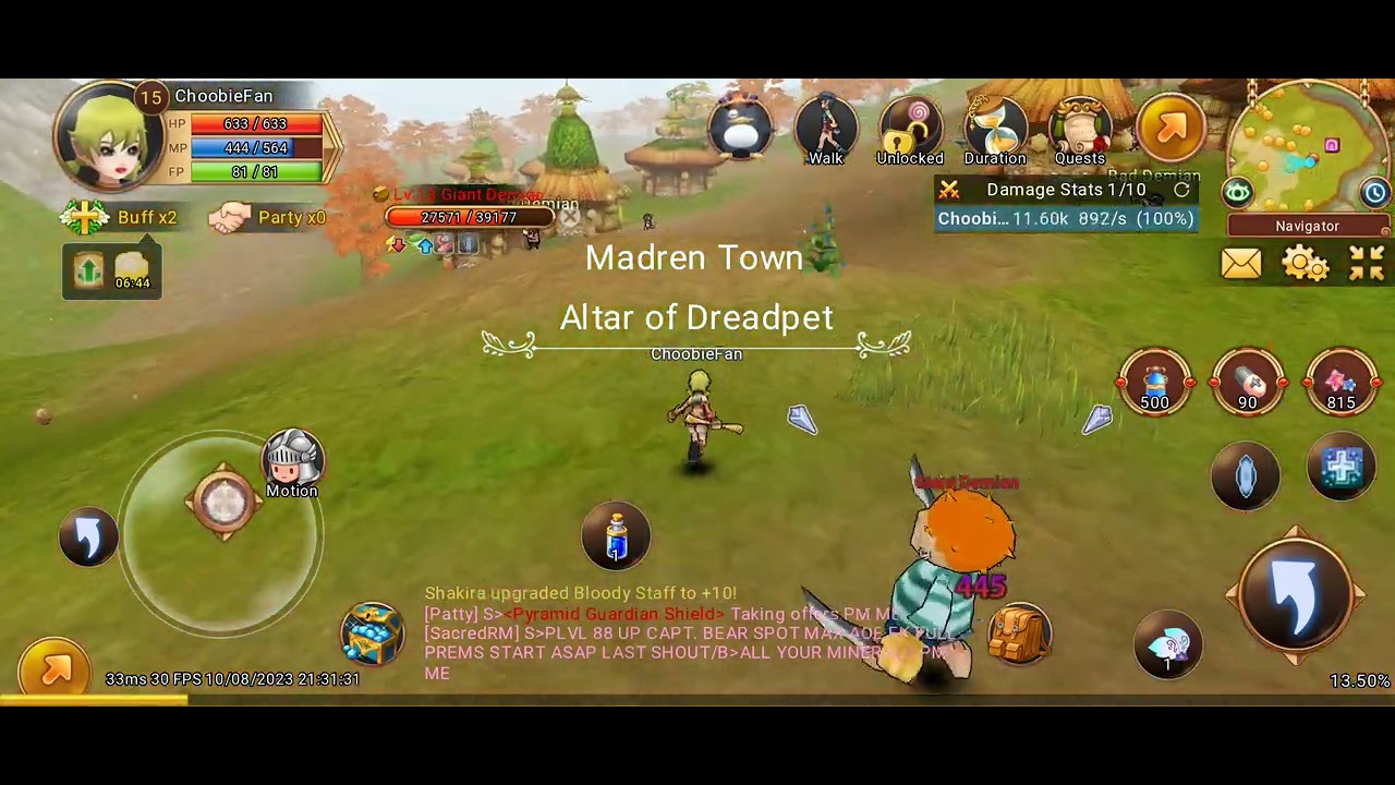 13 Giant Demian《Flyff Universe》 - YouTube