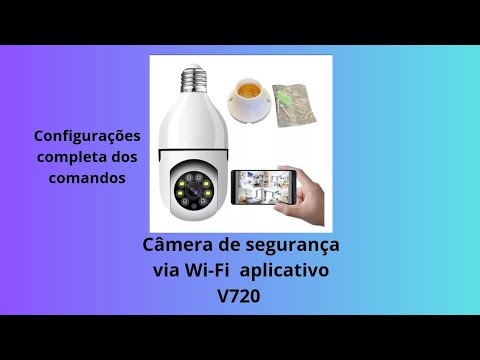 tudo sobre aplicativo V720 das câmeras de segurança 360º - YouTube