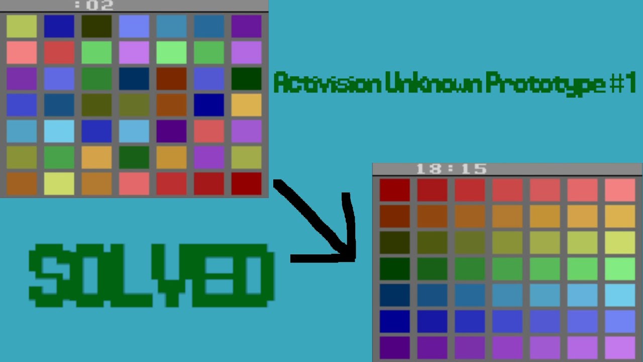 Activision Unknown Prototype #1 Solution - YouTube