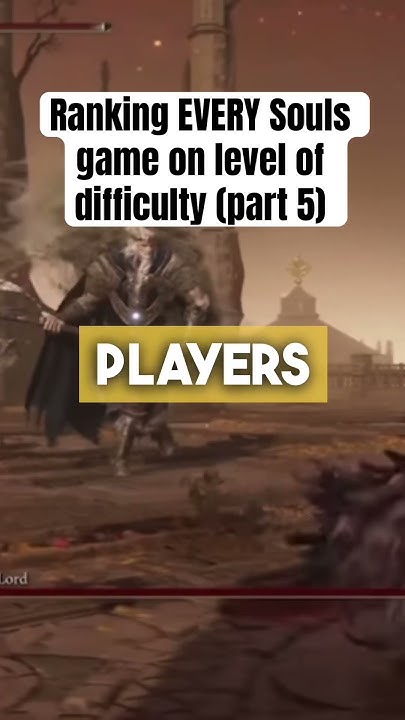 Ranking EVERY Souls game on level of difficulty (part 5) #eldenring #darksouls #soulslike - YouTube