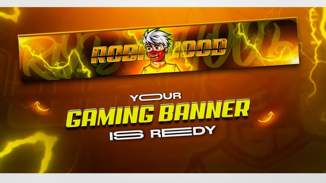 Make this Awesome Gaming Banner for Your Channel || How to make gaming ...