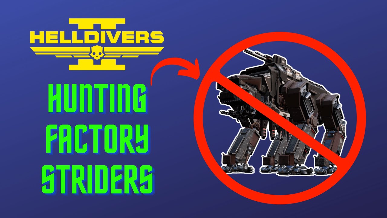 Helldivers 2: 6 Factory Striders In A Solo Game?! (Super Helldive ...