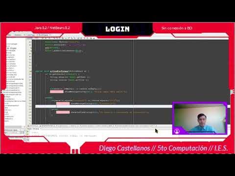 Login en JAVA/NetBeans 8.2 SIN CONEXIÓN A DB - YouTube