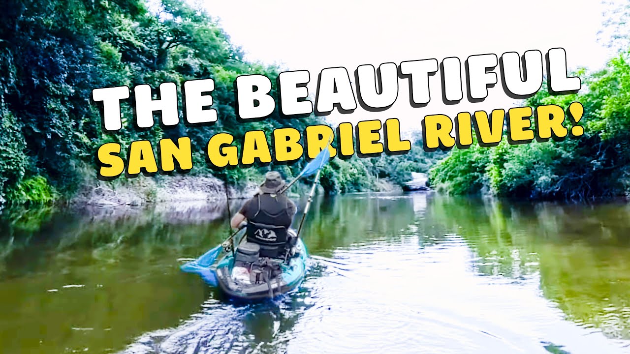 San Gabriel River Kayaking: Hidden Gems of Blue Hole Park - YouTube