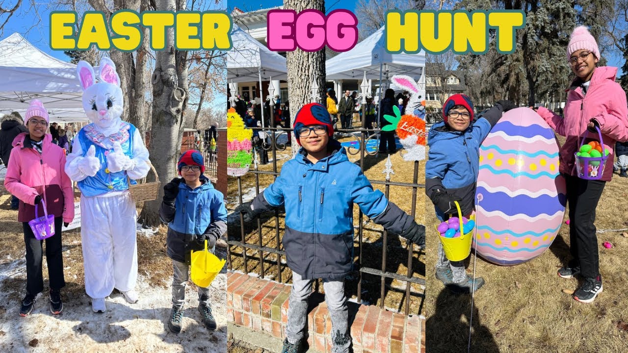 Egg hunt challenge Edmonton Canada ️😍 - YouTube