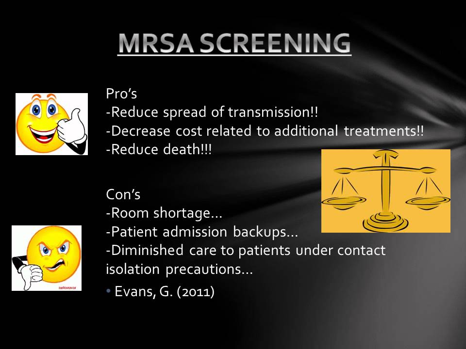 MRSA screening and prevention - YouTube