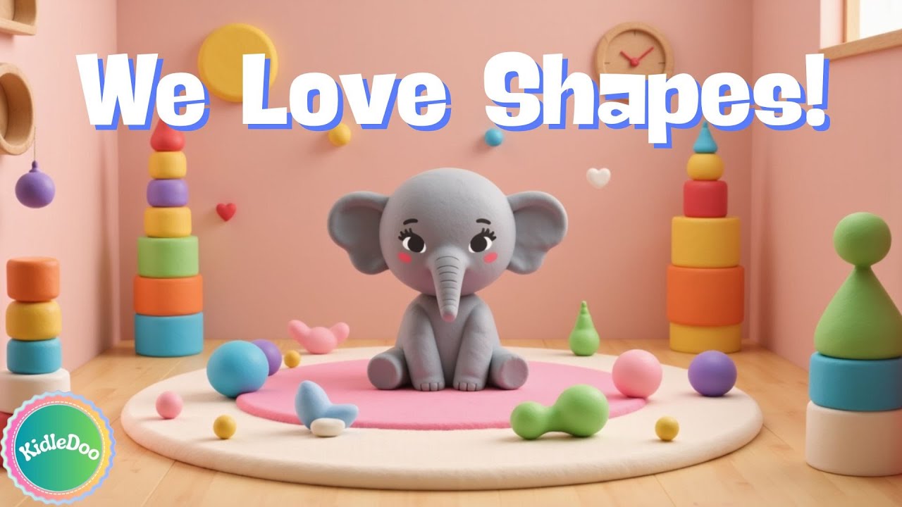 We Love Shapes! | Shapes Are All Around | Shapes Song for Pre-School ...