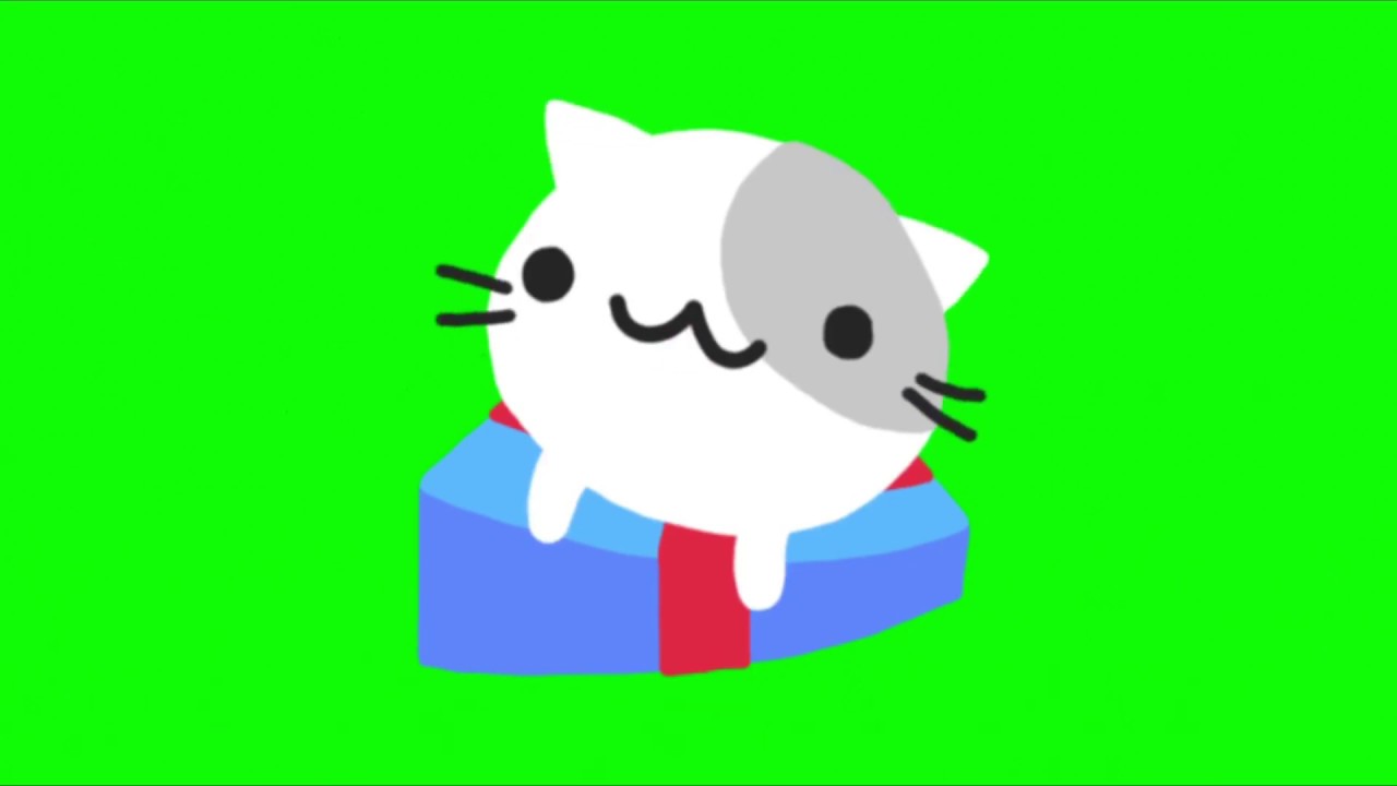 Green Screen Animated Christmas Cats - YouTube