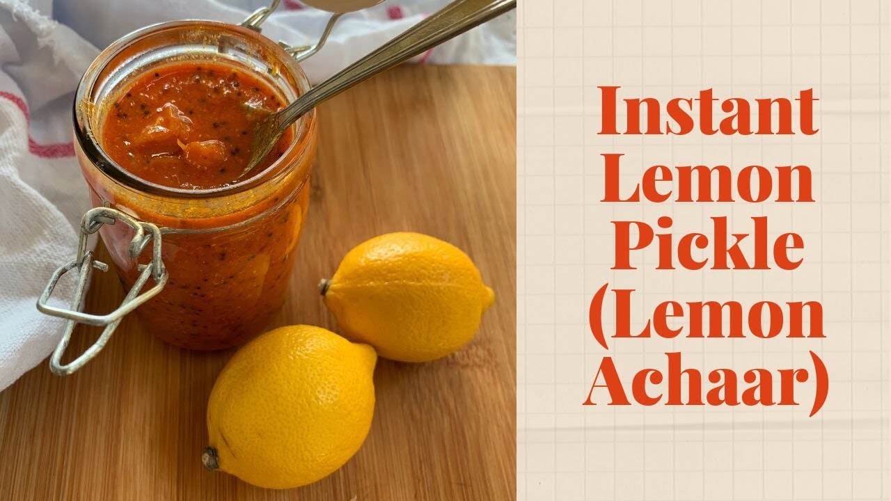 Instant Lemon Pickle || Lemon Achaar || Kerala Lemon Pickle (Paleo ...